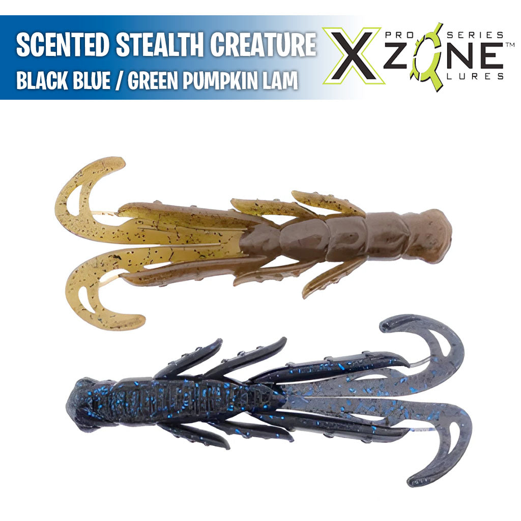 Scented Stealth Creature 2.75" - X-Zone Lures | Fishing Depot.mx