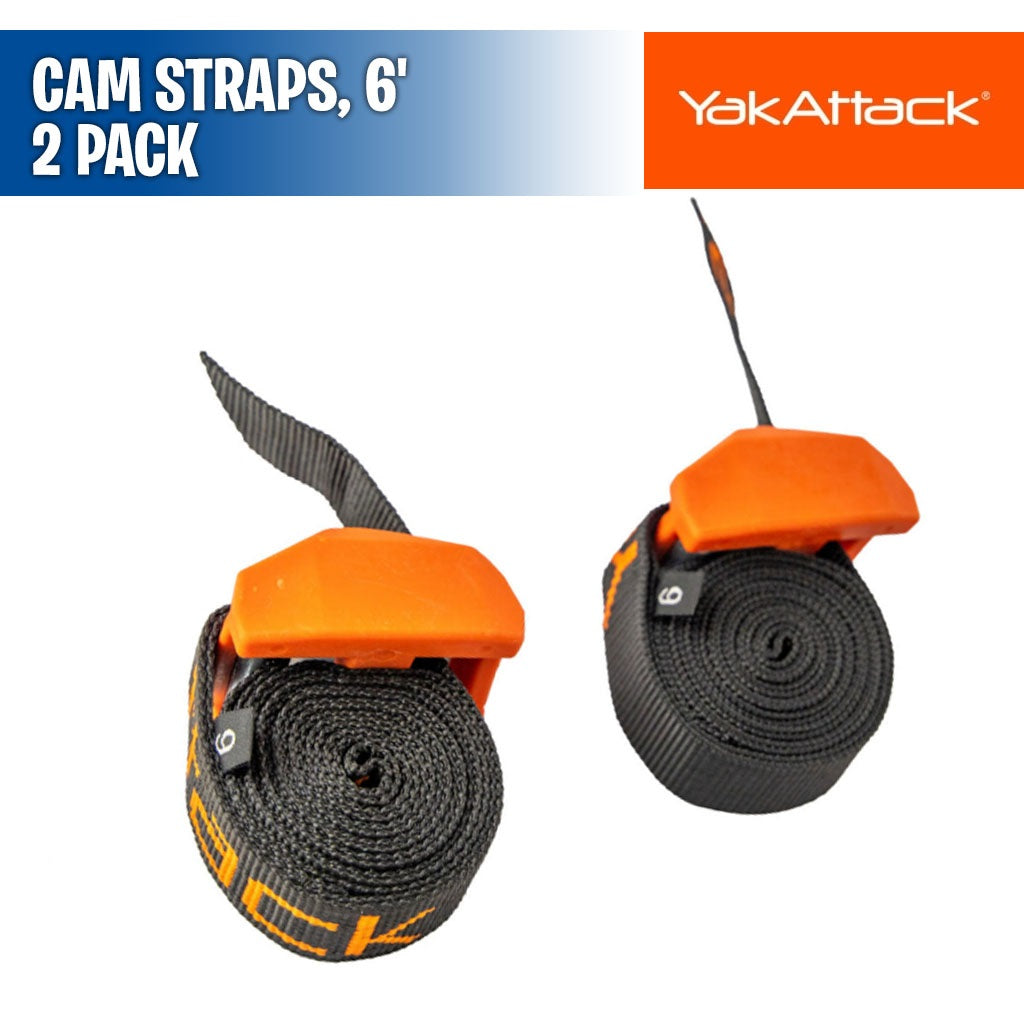 Cam Straps, 6', 2 Pack - YakAttack | Fishing Depot.mx