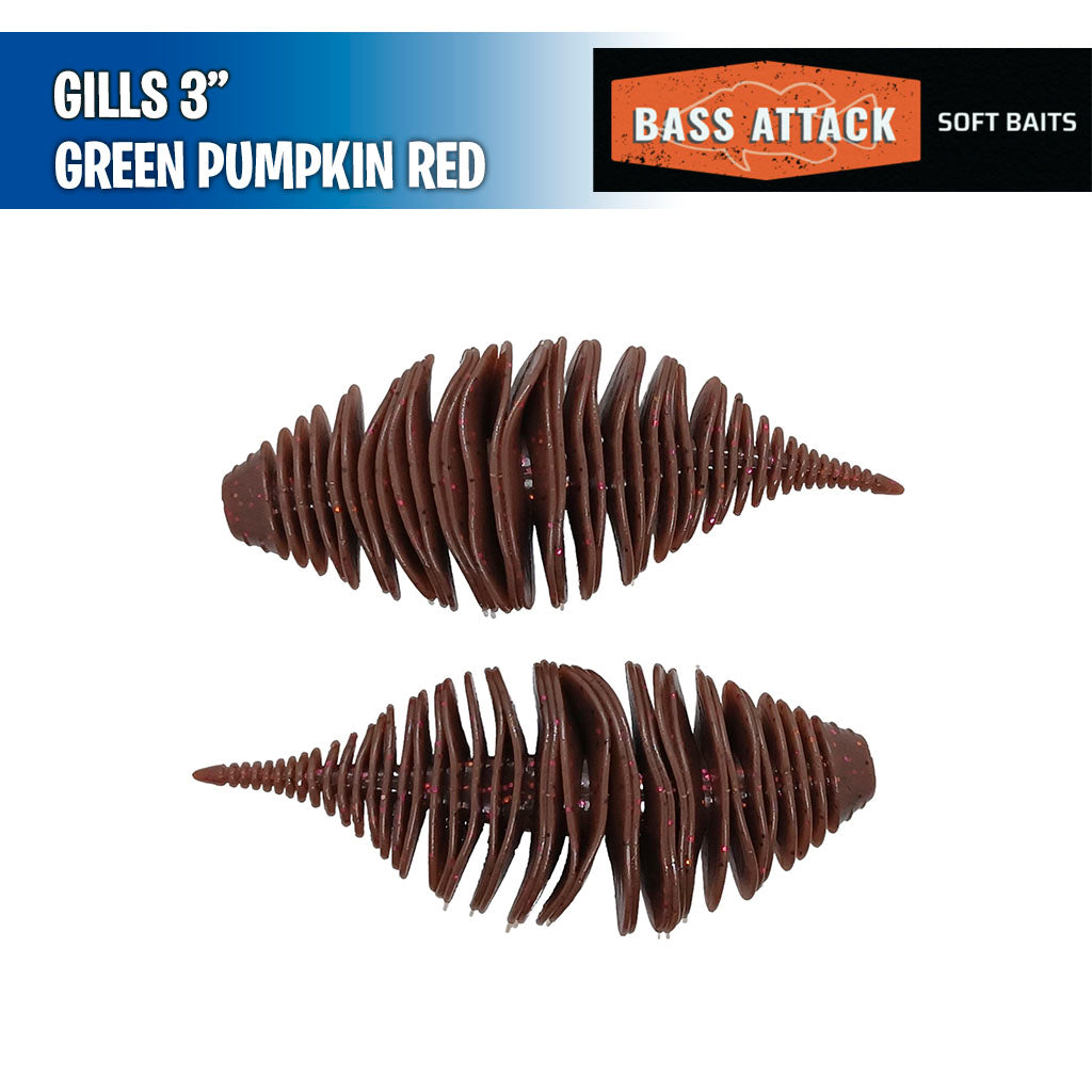 Gills 3" - Bass Attack | Fishing Depot.mx