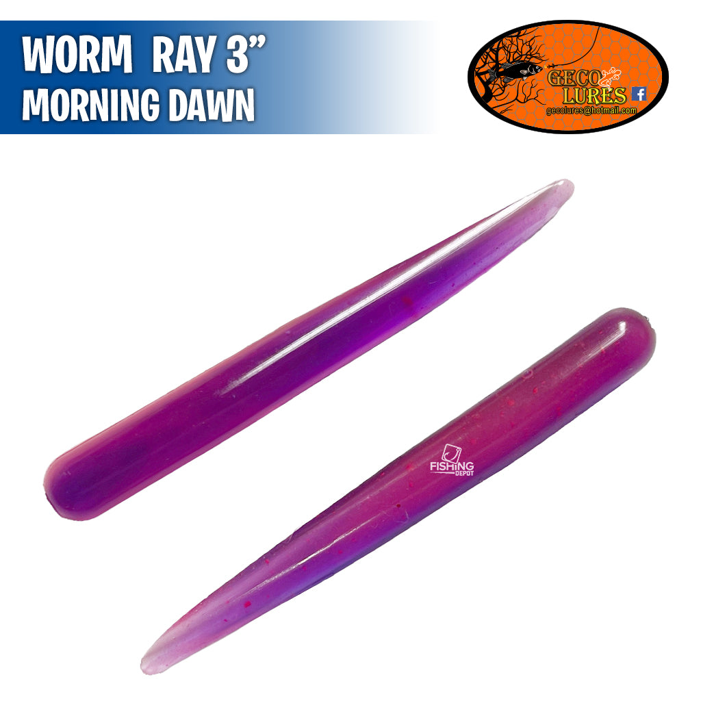 Worm Ray 3" - Geco Lures | Fishing Depot.mx
