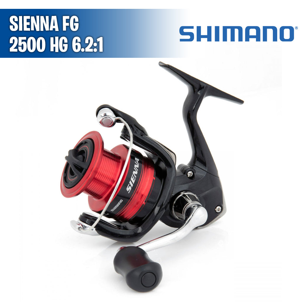 Sienna FG 2500 HG - 6.2:1 - Shimano | Fishing Depot.mx