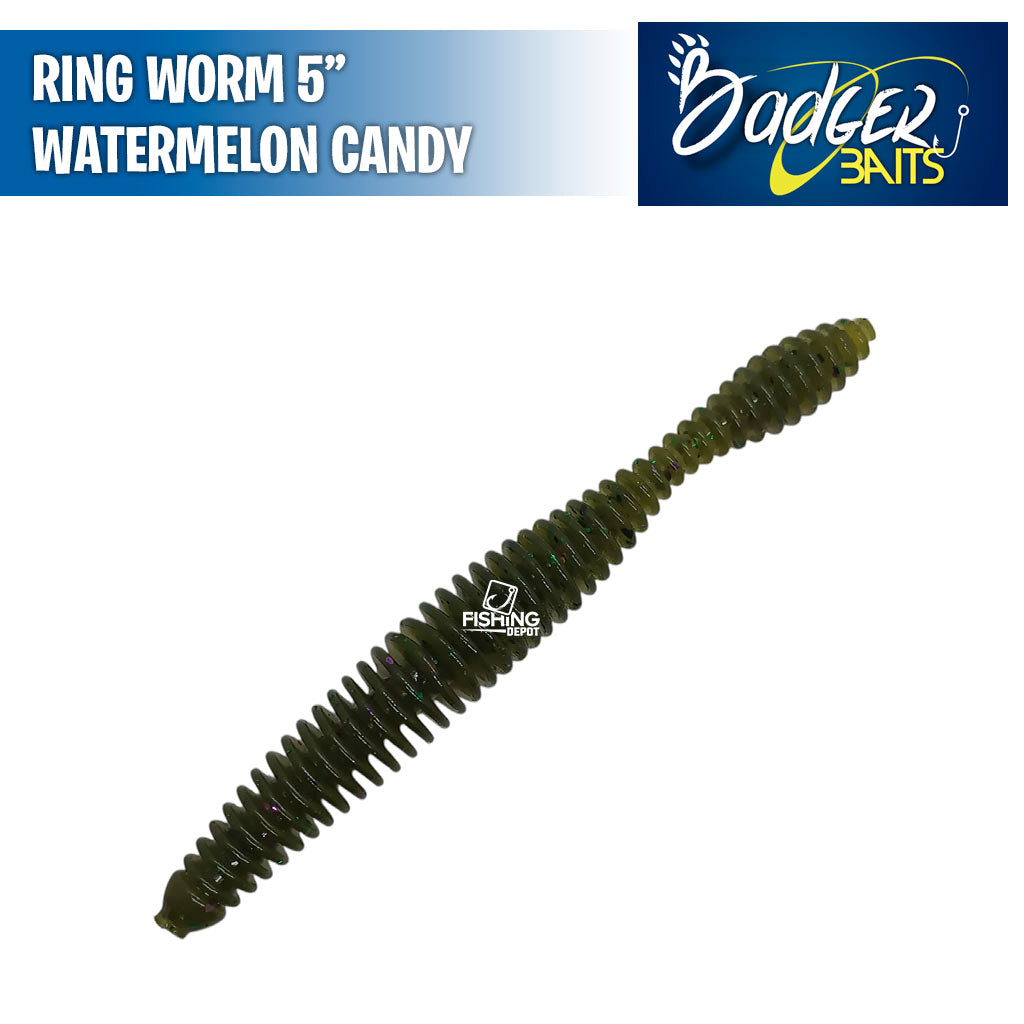 Ring Worm 5" - Badger Baits | Fishing Depot.mx